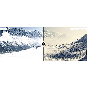 REVO Goggles No. 3 x Bode Miller: SuperNova+ Photochromic Lens, Frameless Design, Metallic White Frame with Blue Water Lens