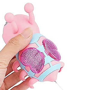 Smalibal Wind Up Toys for Kids, Bee Shape Clockwork Toy, Plastic Walking Toy for Boys Girls Kindergarten Toy for Gifts Birthday Party Favors Prizes Goodie Bags Treasure Box Filler Pink