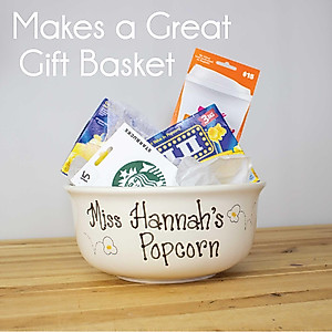 My Bambino Personalized Ceramic Popcorn Bowl