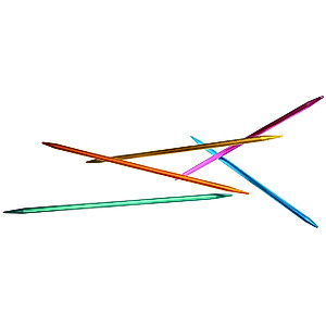 Addi FlipStix Double Pointed Knitting Needles 6-inch (15cm) - Set of 5; US Size 8 (5mm)