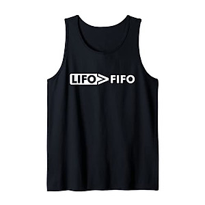 LIFO > FIFO Accountant Controller CPA Bookkeeper Funny Cute Tank Top