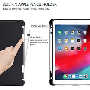 Gofupa iPad 9th Generation 2021 Case 10.2 Inch, iPad Air/Pro 10.5 Inch, 8th/7th iPad Case, Premium Leather Folio Cover, Built-in Pencil Holder, Auto Wake/Sleep Multiple Viewing Angles, Cheetah Leopard