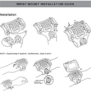 Wrist Strap Mount for Zebra WT6000 WT60B0 Reg Straps PN：SG-NGWT-WRMTS-01 Replacement Wrist Mount Kit for Zebra Wearable Scanners