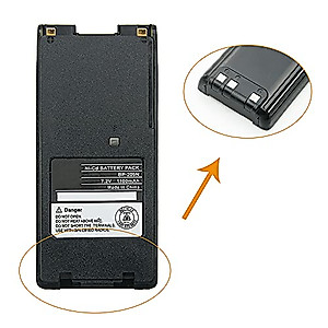 Vineyuan BP-209N NI-CD Battery Compatible for ICOM IC-A6 IC-A24 IC-V8 IC-V82 IC-U82 IC-F3GS IC-F4GS IC-F30GT IC-F12 IC-F21 IC-F22 BP-210 BP-222 BP-209N BP-210N BP-222N