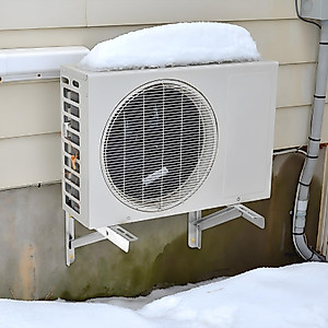 Mounting Bracket for 9000-30000BTU Condenser Ductless Mini Split Air Conditioner Heat Pump Systems, Support Condenser up to 450 lbs, Rust Free Stainless Steel