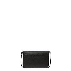 Kate Spade New York Sadie Envelope Leather Crossbody Purse (Black)
