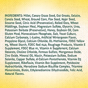 Wild Harvest Treat Sticks Crispy Honey Flavor 4 Count, Hanger Included