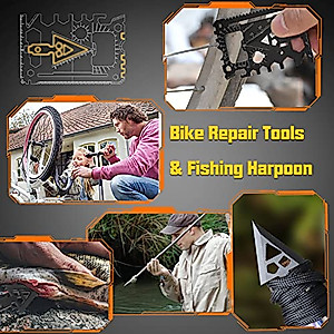 Wallet Multitool Card Bike Quick Repair Home Improvement Tools Key Chain Wallet Tools, Stocking Stuffers Christmas Birthday Gifts for Dad Father Boyfriend Husband Him