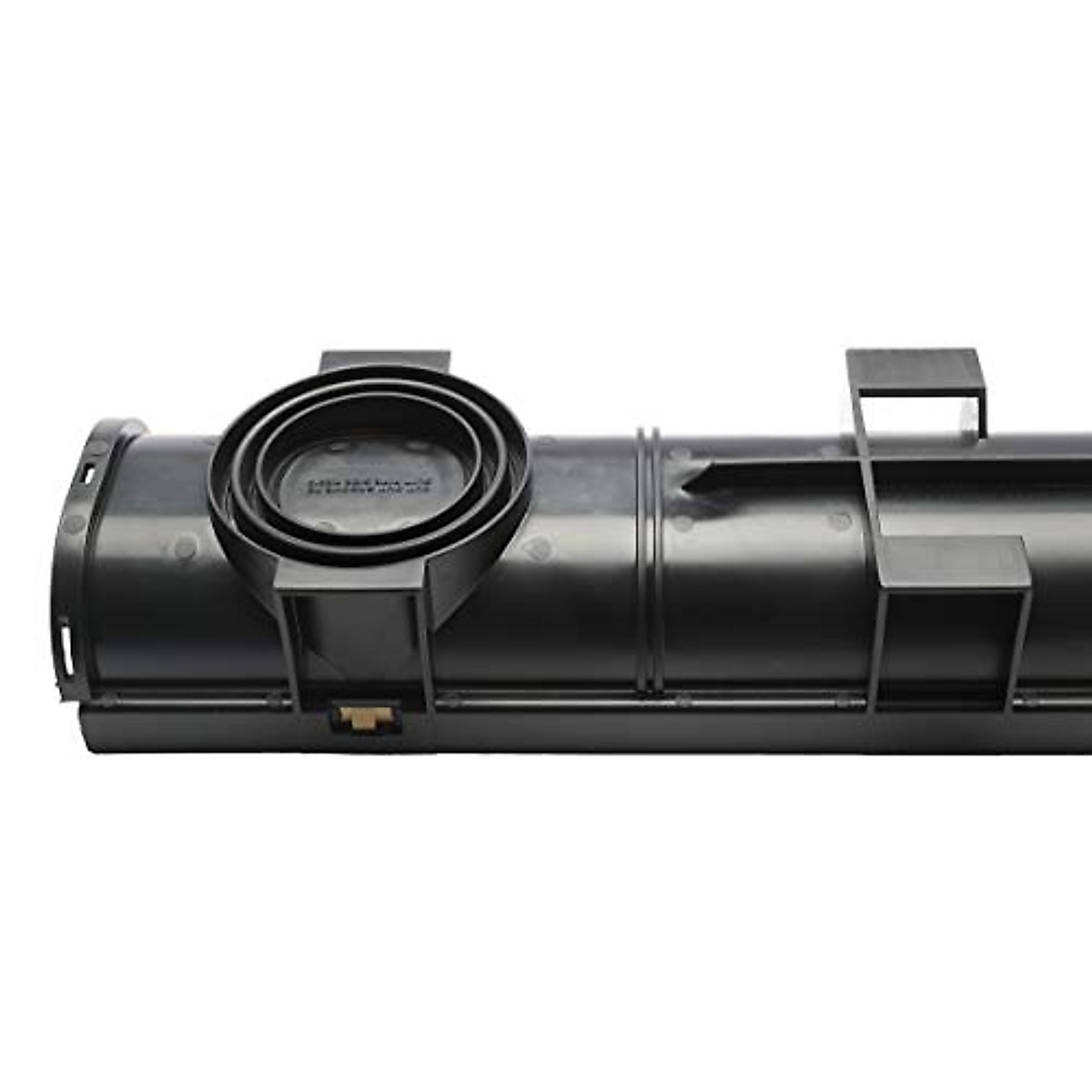 Compact Series 5.4 in. W x 3.15 in. D x 39.4 in. L Trench and Channel Drain with Black Grate 3Pack Kit including 2 End Caps