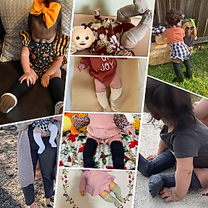 Girls Socks Baby Adorable Unisex Uniform Knee High Tube Stockings for Toddler Boy Sport Long Cotton Socks 5 Pack Coloful A 0-12 Months