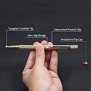 SPEEDWOX Glass Cutting Tool Kit 2mm-20mm Pencil Style Oil Feed Glass Cutter with 2 Replaceable Blades Ergonomic Assist Handle Tungsten Scribe Engraving Pen Oil Dropper Screwdrive Steel Ruler