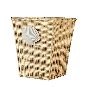 SKL Home Coastal Collage, Champagne-Wastebasket