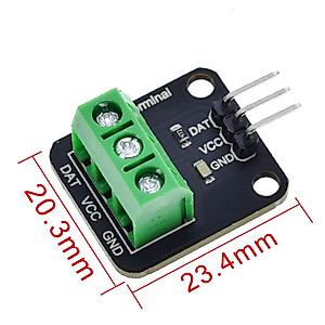 DS18B20 Temperature Sensor Module Kit with Waterproof Stainless Steel Probe for Raspberry Pi