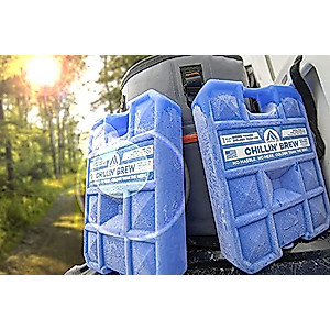 ARCTIC ICE Chillin' Brew Series, Long Lasting Reusable Ice Pack, Blue, XX-Large, 10 lb.