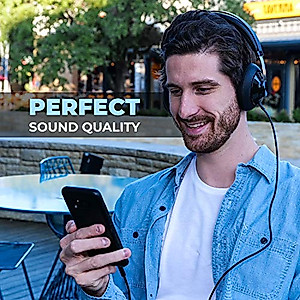 Philips Wired Headphones Studio Monitor & Mixing DJ Stereo Headsets Over Ear Headphones Wired Noise Isolation with High Resolution Audio, Deep Bass and Superior Comfort