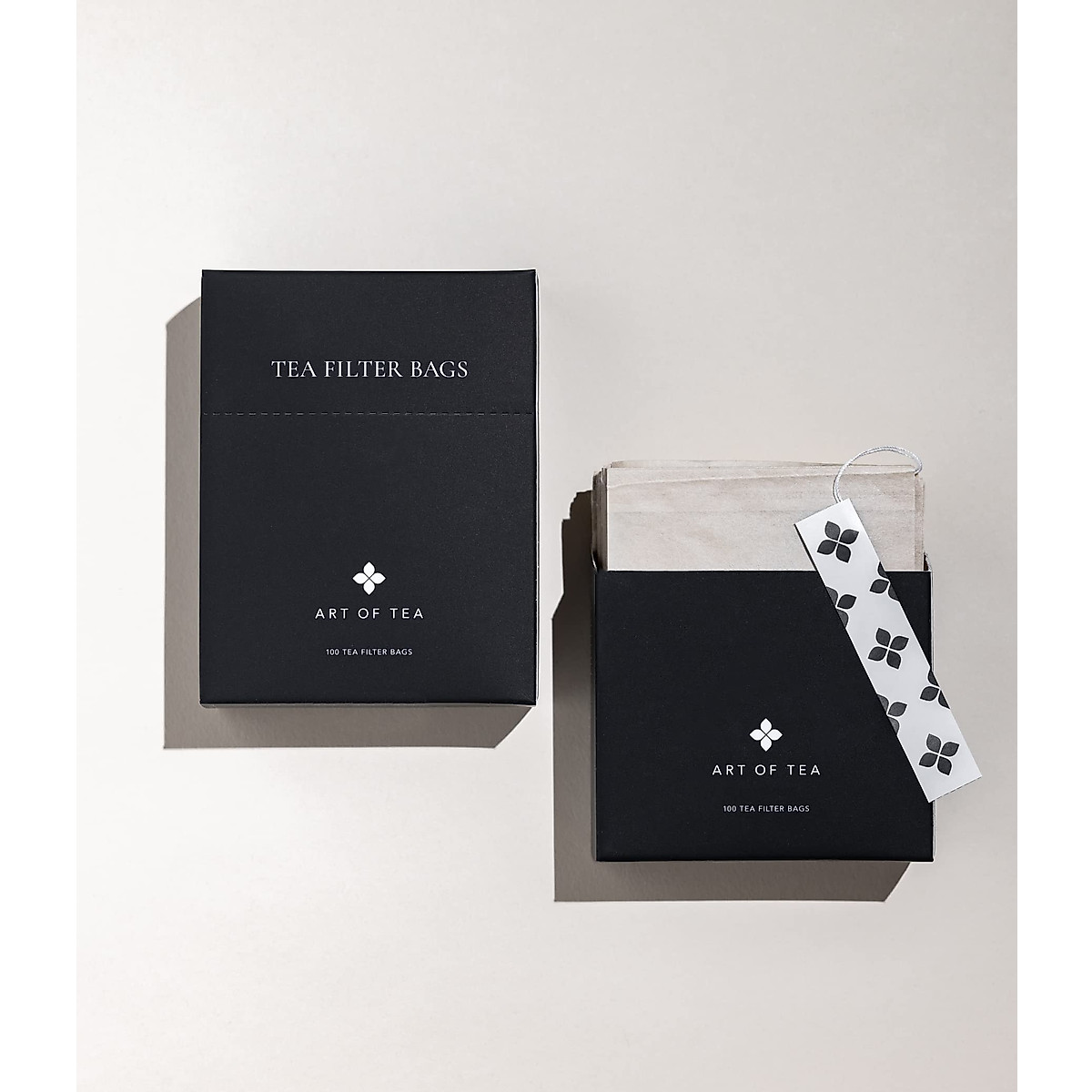 Art of Tea | Filter Bags 4" by 3.5"| Single Use | 100 Count | Works With Coffee or Tea