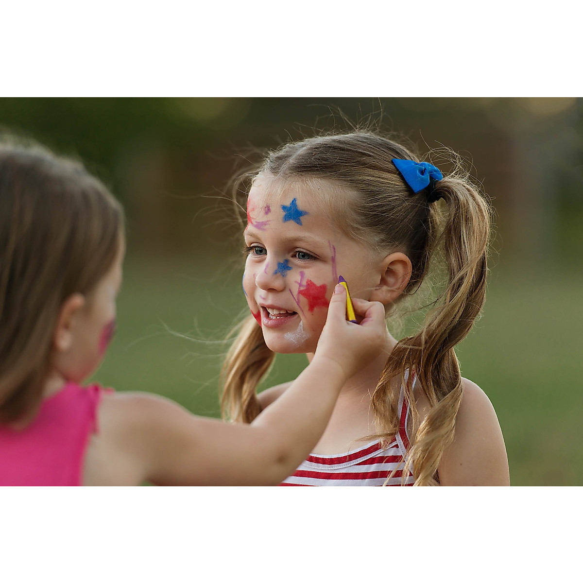 Dress Up America Face Paint Kit - Face And Body Paint Crayons - 6 Piece Set Halloween Makeup for Kids and Adults