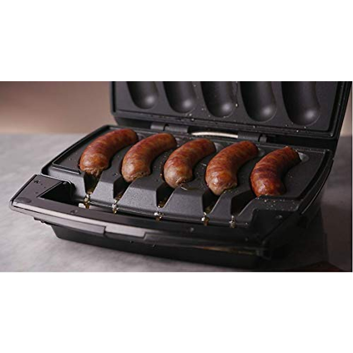 Johnsonville Sizzling Sausage Electric Indoor Grill