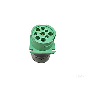 Green 9pin J1939 Type 2 to 6pin J1708 Adapter