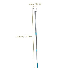 Outanaya Stitching Clothes Rail Retractable Clothes Line Outdoors Home Goods Adjustable Clothes Rack Clothes Drying Rod Clothes Hook Pole Reach Garment Sticks Clothes Drying Supplies Major