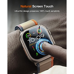LK 6 Pack for Apple Watch Ultra 2 Screen Protector 49mm / Apple Watch Ultra [Install Tool Included] Touch Sensitive, HD Clarity [9H Tempered Glass] Screen Protector Apple Watch Ultra 2, Shatterproof