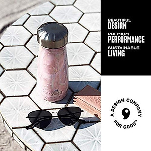 S'well Stainless Steel Traveler - 16 Fl Oz - Geode Rose - Triple-Layered Vacuum-Insulated Travel Mug Keeps Coffee, Tea and Drinks Cold for 24 Hours and Hot for 12 - BPA-Free Water Bottle