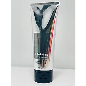 Bath and Body Works Graphite for Men Ultra Shea Body Cream Moisturizing Lotion 8 ounces