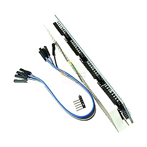 MAX7219 LED Microcontroller 4 in 1 Display with 5P Line Dot Matrix Control Module for Arduino 8 x 8 Dot 5V Common Cathode