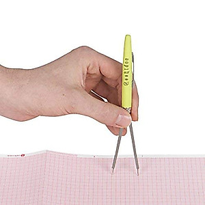 EKG Calipers - ECG Pen Style Caliper - Geekidoc Quality, high-Quality Metal, Designed to Last Entire Career (Yellow-Green)