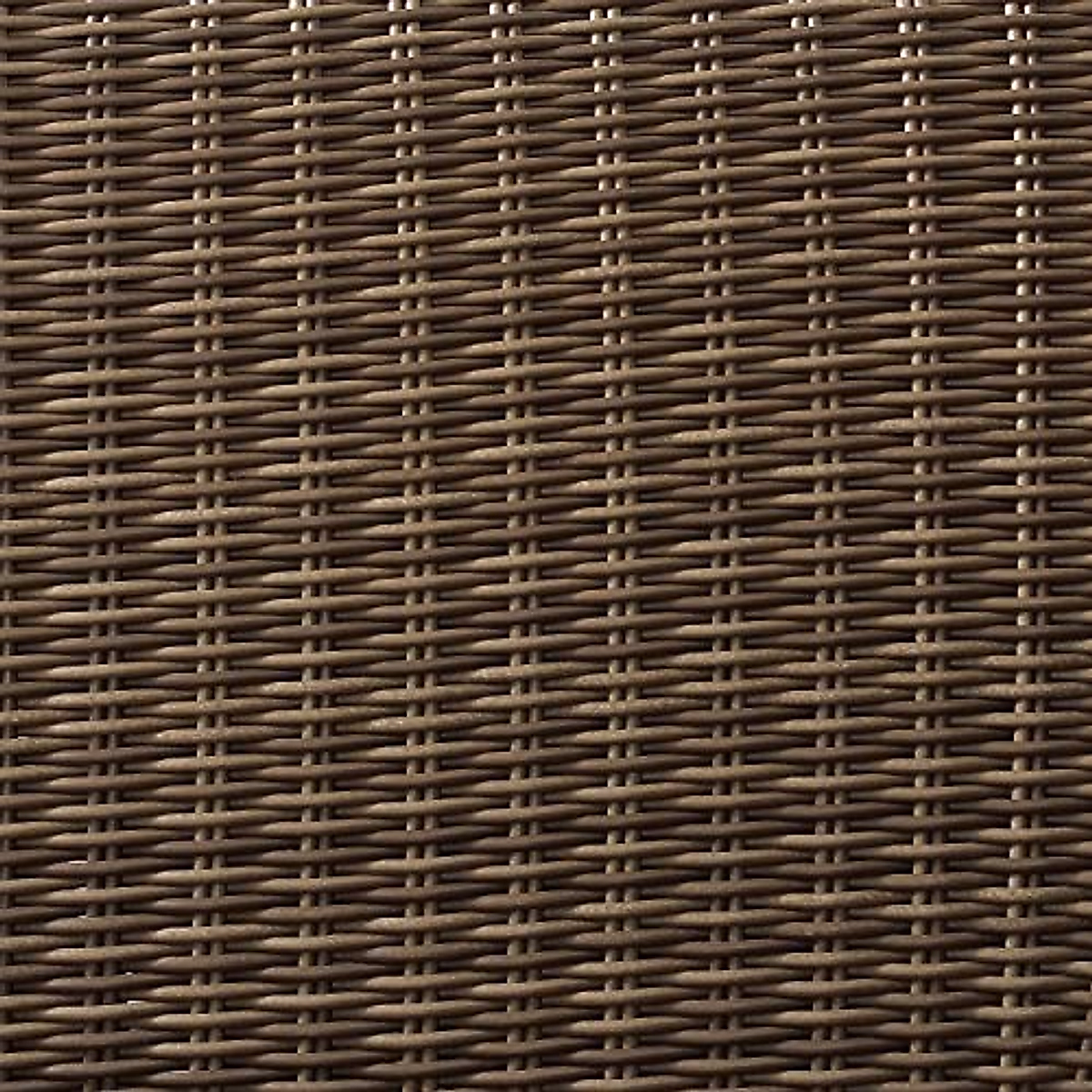 Crosley Furniture Bradenton All Weather Rattan Wicker Outdoor Sectional Coffee Table for Patio, Deck, Porch, Brown