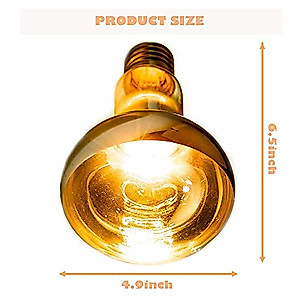 EBENACEAE 250 Watt Chicken Coop Heater BR40 Warm Lamp Heater E26 for Poultry and Livestock Household Planting Animal Husbandry Gathering Warmth Lamp