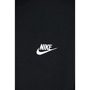 Nike Men's NSW Club Crew, Black/White, Small