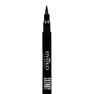 Eyeko Skinny Liquid Eyeliner, Black, 0.06 Fl Oz (Pack of 1)