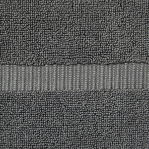 Juvale 2 Pack Letter B Monogrammed Hand Towels, Gray Cotton Hand Towels with Silver Embroidered Initial B for Wedding Gift, Bridal Shower, Baby Shower, Anniversary (16 x 30 Inches)