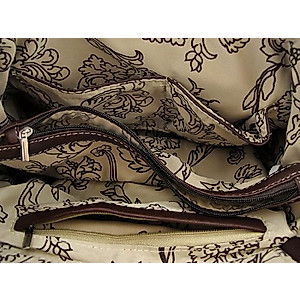 Western Embroidered Concealed Carry Purse/Wallet Set w/Rhinestone Cross