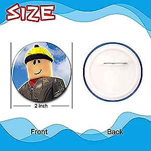 VIdeo Games Party Favors, 74Pcs Video Game Birthday Decorations Kit Include 12 Bracelets,12 Button Pins, 50 Stickers Party Supplies for Boys and Girls