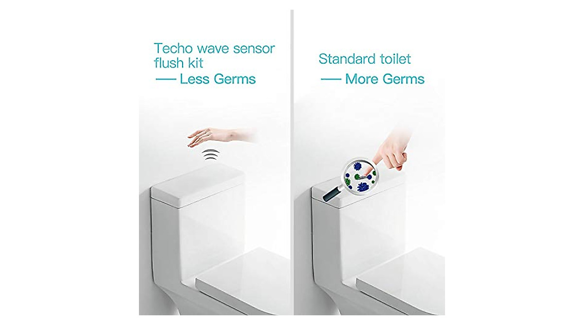 Touchless Toilet Flush Kit - Smart Upgrade for Hygiene