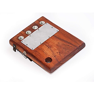 37 Key Shona Njari ELECTRIC Mbira - Triple Sensor Pickup - Finger Piano Kalimba Handmade in Zimbabwe
