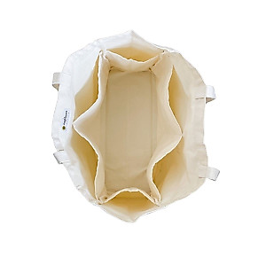 Sunflower Motherhood Mom Hospital Bag | Mama Canvas Tote Bag With Six Pocket Organization | Cute Tote Bags For Baby Shower Gifts For Mom | Mommy Bag for Hospital or Diaper Bag