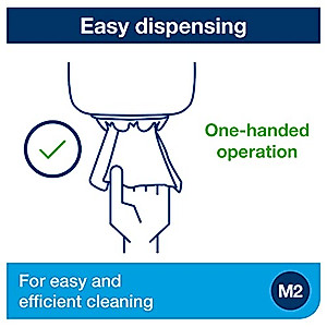 Tork Centerfeed Wall Mounted Dispenser White - M2 + Refill - Soft Centerfeed Hand Towel, Recycled, 6 x 600 Towels