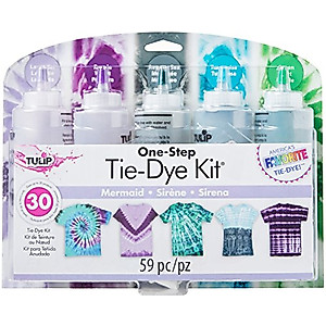 TULIP Fabric Dye 37934 Fdy Lg Mermaid 5-Color 4Oz Kit, Detailed