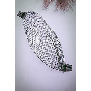 BERYUAN Women Classy Chic Black Birdcage Face Veil Pearl Fasacinator Bridal Hair Comb Party Headpiece Costume Headwear (Black)