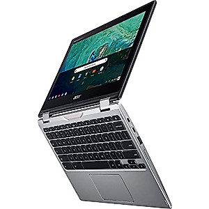 Acer 2021 Chromebook Spin 2-in-1 Convertible Laptop Student Business use, 11.6" HD Touchscreen, Intel Celeron N3350, 4GB RAM, 32GB eMMC, Zoom Meeting, Chrome OS w/GM 128GB SD Card