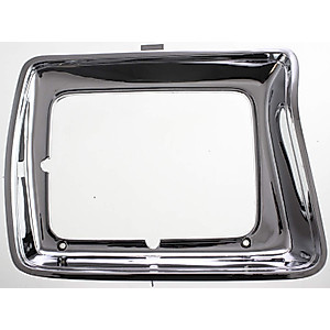 Evan Fischer Grille and Headlight Door Kit Compatible With 1978-1979 Ford F-150, Fits 1978-1979 Bronco, Chrome Shell and Insert FO1200111 FO2512114 FO2513115 Front