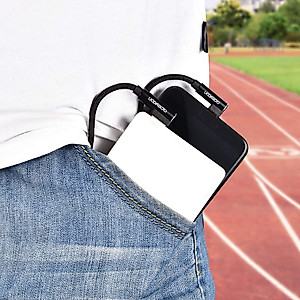 aceyoon Right Angle USB C Cable 1ft, 3-Pack Braided USB to USB C Cable 90 Degree Elbow Dual L Shape Comaptible for iPhone 15 Pro Max, Samsung Galaxy S8 S9 S10, Pixel 2 3 3XL, P30 P20 Mate20