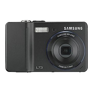Samsung Digimax L73 7MP Digital Camera with 3x Advance Shake Reduction Optical Zoom (Black)