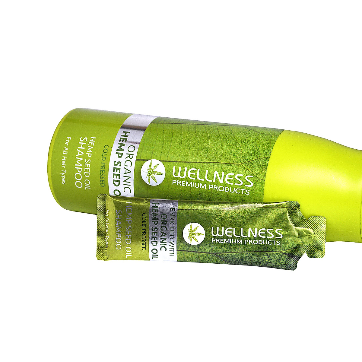 BEAUTY MADE EASY Wellness Premium Products Organic Hemp Shampoo, 500ML (16.9 oz),WPPS