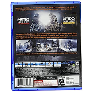 Metro Redux - PlayStation 4