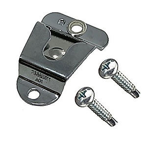 2Pack Quality Microphone Hang Up Clip Microphone Holder Clip Screw in Compatible with CB Motorola Radio HLN9073B CDM1250 CDM750 GM300 M1225 GM3688 GTX800 Kenwood TK768G TK868G TM471A Two Way Radios
