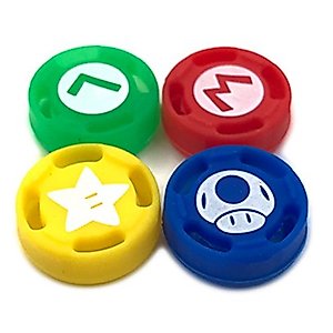 Silicone Non-Slip Cap Case Thumb Grips Cover Analog Thumb Stick Joystick Button Cap Handle Button Caps for Switch Joy-con (A) 1